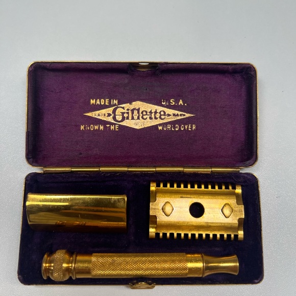 gillette | Grooming | Vintage Gillette Ball End Safety Razor In With ...